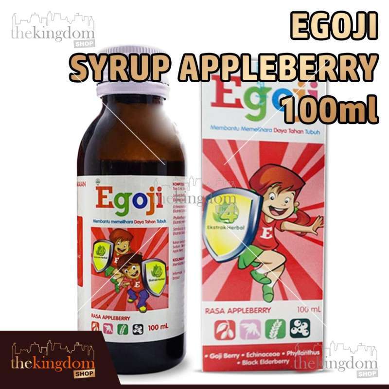 Jual Egoji Syrup 100ml Appleberry Multivitamin Kids Daya Tahan Tubuh ...