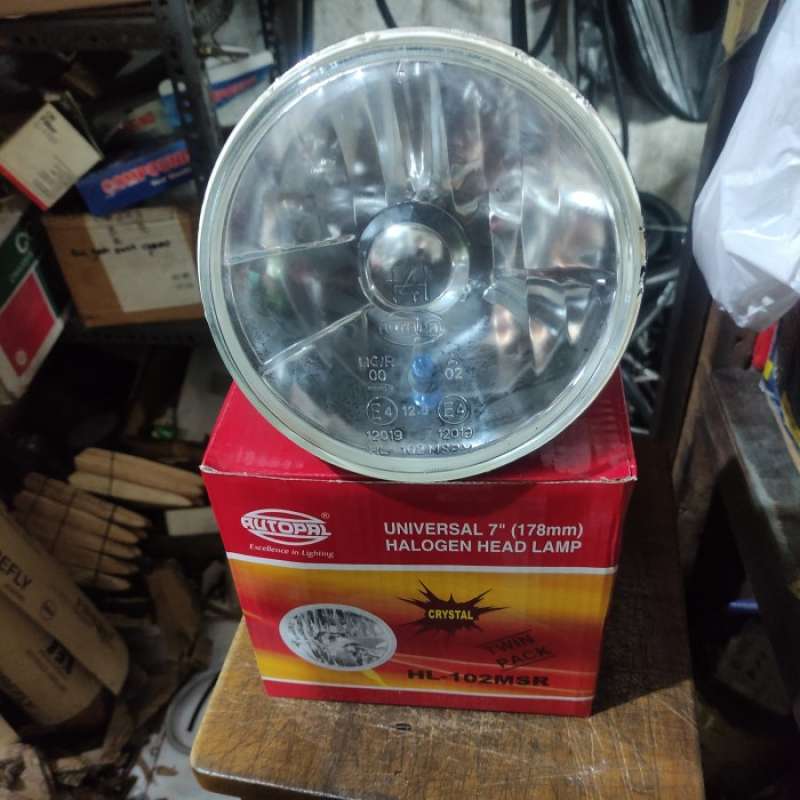 Promo Batok Lampu H4 Bulat 7 merek Autopal model Cristal Diskon 23% di ...