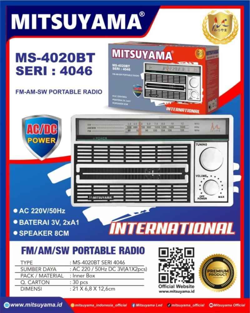Promo RADIO JADUL MERK INTERNATIONAL/RADIO PORTABLE AC/DC Diskon 23% di ...