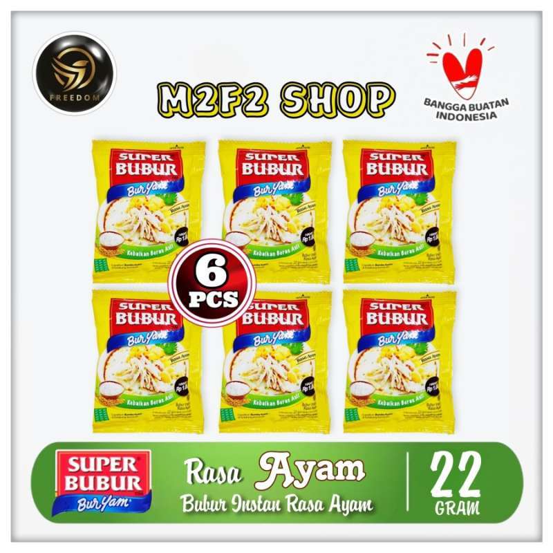 Promo Bubur Instan Super Bubur BURYAM Seduh Rasa Ayam Sachet - 22 gr ...