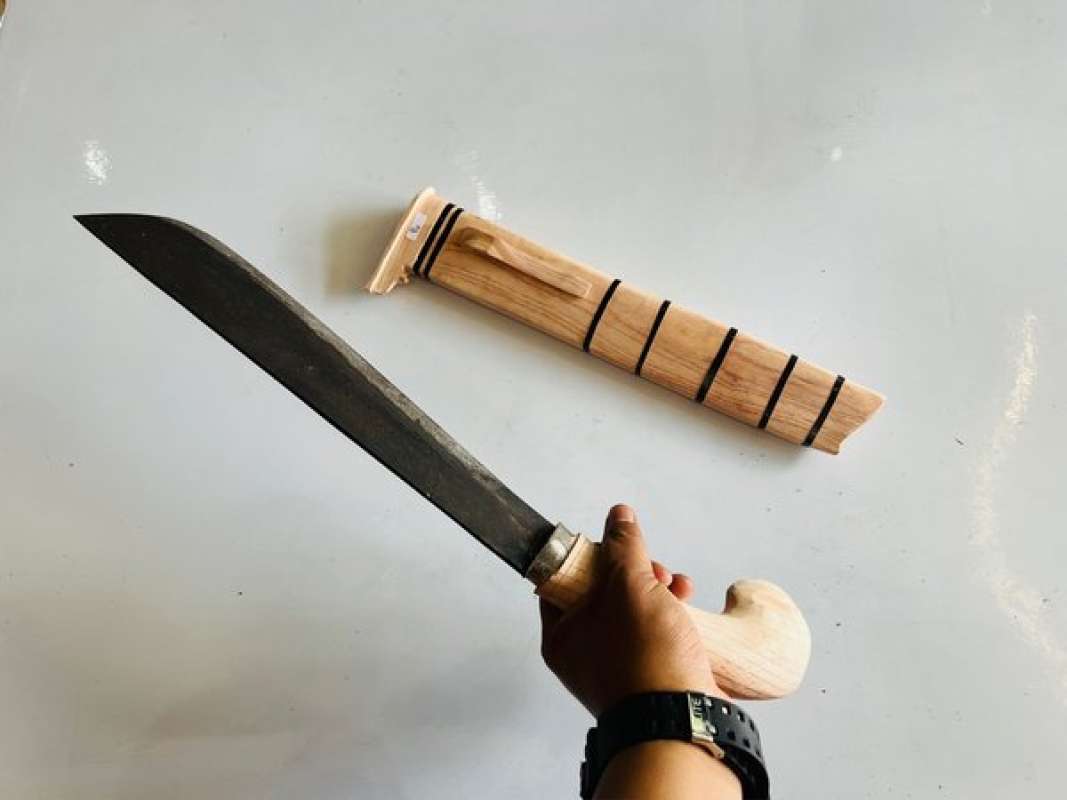 Promo Golok Kebun Golok Baja Golok Kerja Potong Kayu Alat Bantu Ke ...