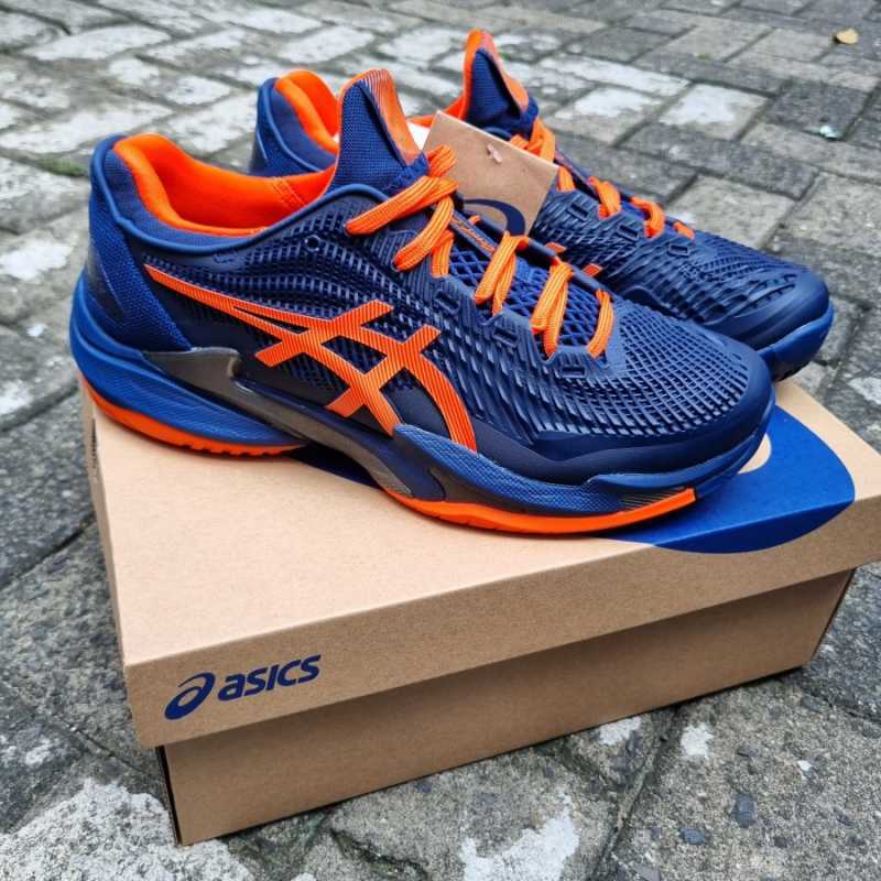 Promo Sepatu Tenis Asics Court Ff 3 2024 Blue Expanse/koi - Tennis ...