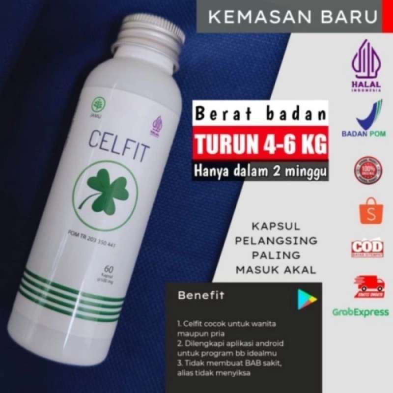 Promo Celfit Natural Diet Isi 60 Kapsul - Herbal Pelangsing Berkhasiat ...
