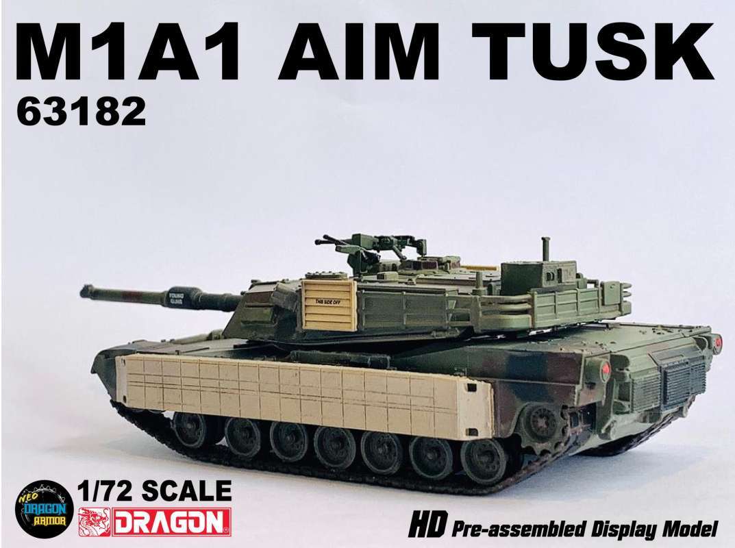 Jual Tank Abrams M1A1 AIM TUSK 8th Battalion Iraq 2003 Skala 1:72 Dragon di Seller Nagatoy ...