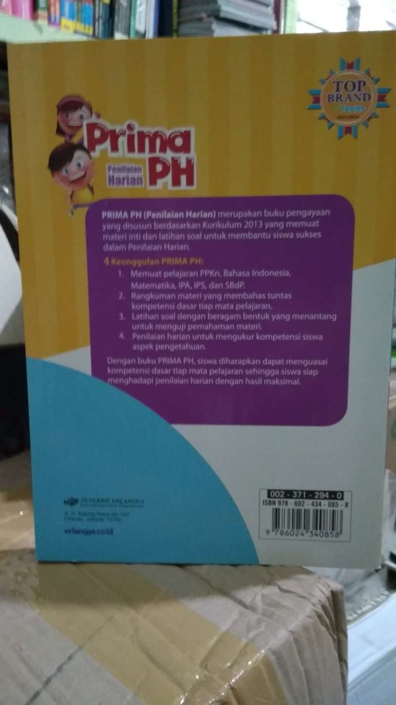 Promo PRIMA PH Penilaian Harian 4B UNTUK SD/MI KELAS IV ( K13N ) ERLANGGA Diskon 23% di Seller ...