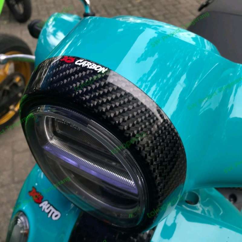 Promo Cover List Headlamp Lampu Carbon Kevlar Yamaha Fazzio 125 DCS ...