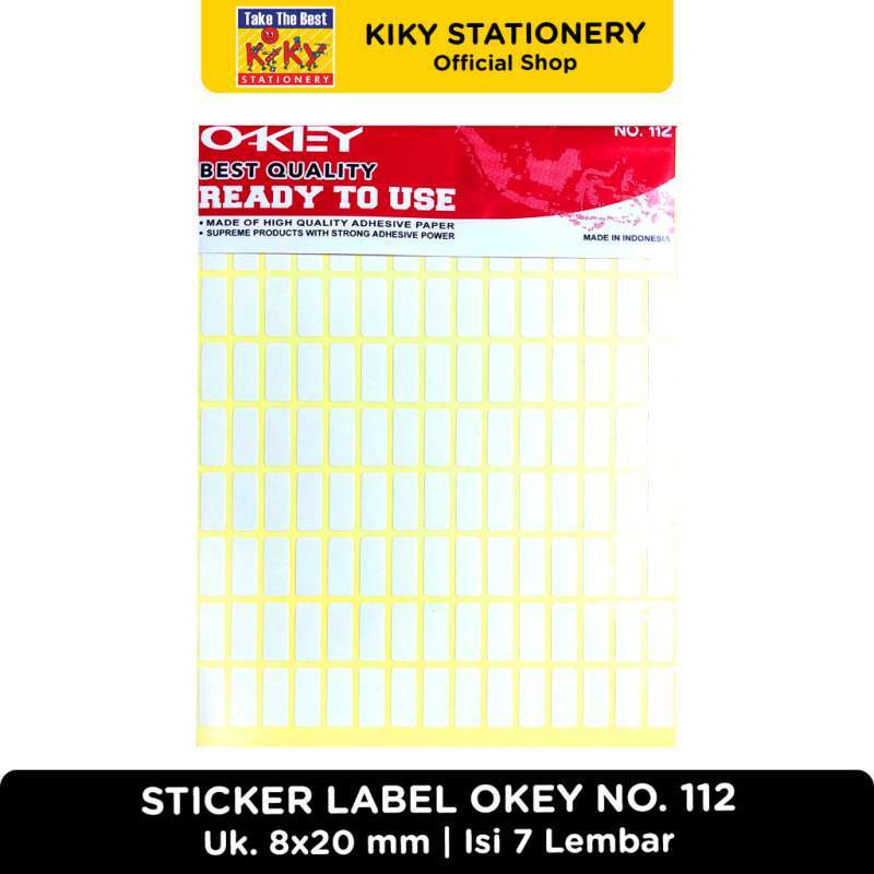 Jual Label Harga Okey No.112 ( 8 X 20mm ) Di Seller Tg Jkt Megastore ...