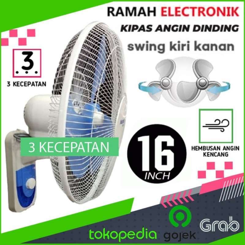 Promo National Plus Angin Wall Fan/Dinding/16 Inch Kipas Dinding SNI ...
