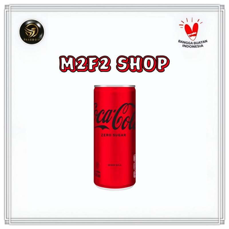 Promo Coca Cola Zero Minuman Bersoda Kaleng | Can - 250 ml (Kemasan ...