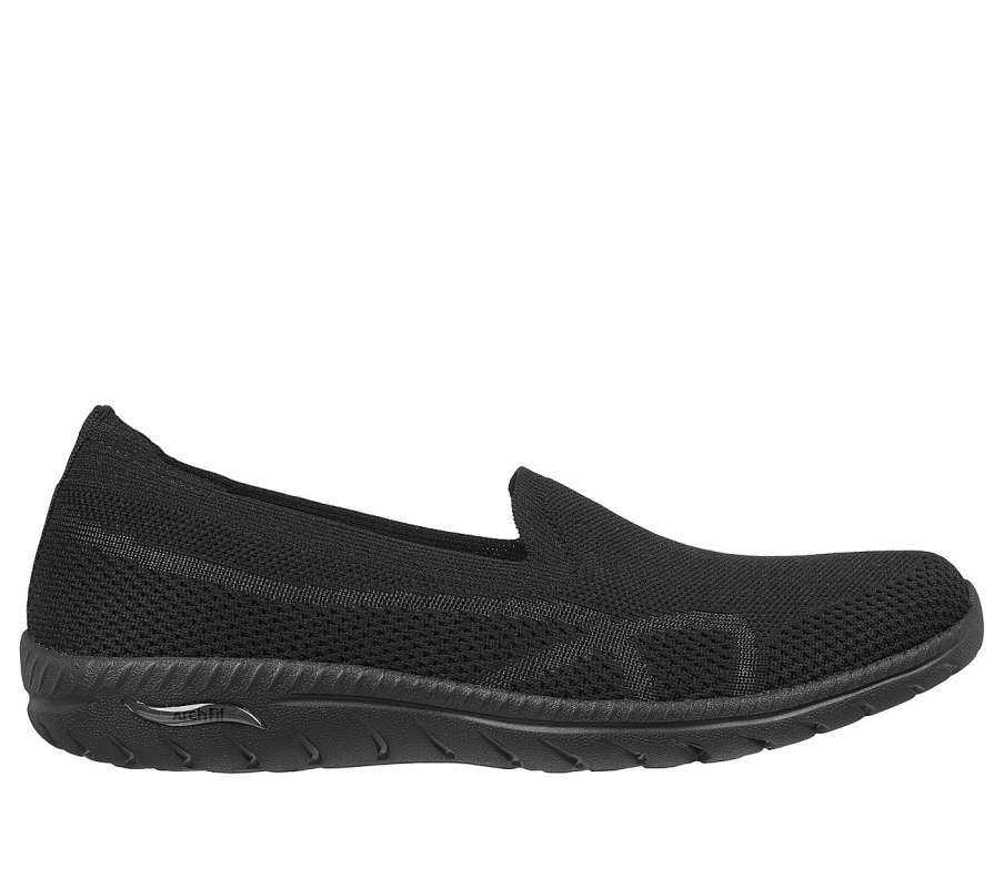 Jual [ori] Sepatu Slip On Wanita Skechers Arch Fit Flex 100342/bbk Di ...