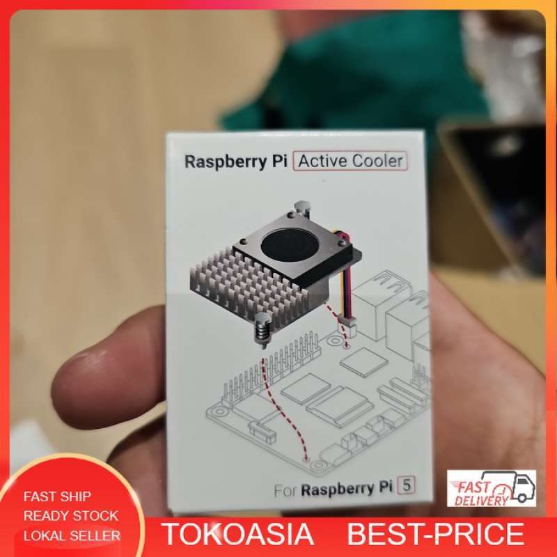 Jual Official Heatsink And Active Cooler For Raspberry Pi 5 Di Seller