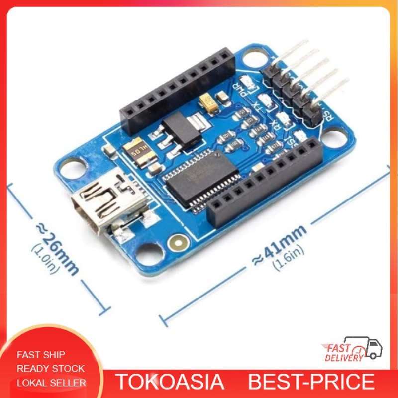 Jual Modul USB FTDI Adapter XBEE ZigBee Bluetooth di Seller TOKOASIA ...