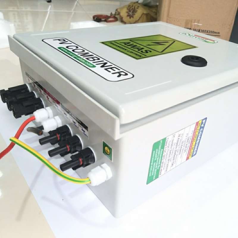 Promo Pv String Combiner Box [3 Pv In/ 1 Dc Out 1000vdc] Instalasi Plts ...