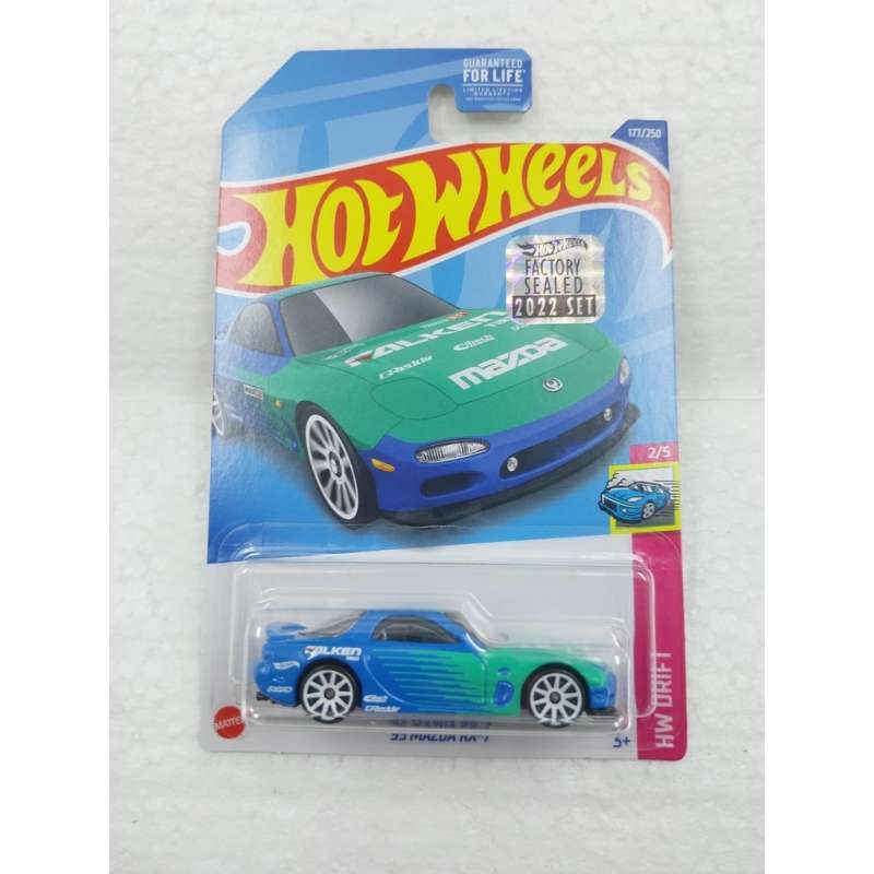 Promo Hot Wheels 95 Mazda RX7 Falken Biru Hijau Factory Sealed FS22 ...