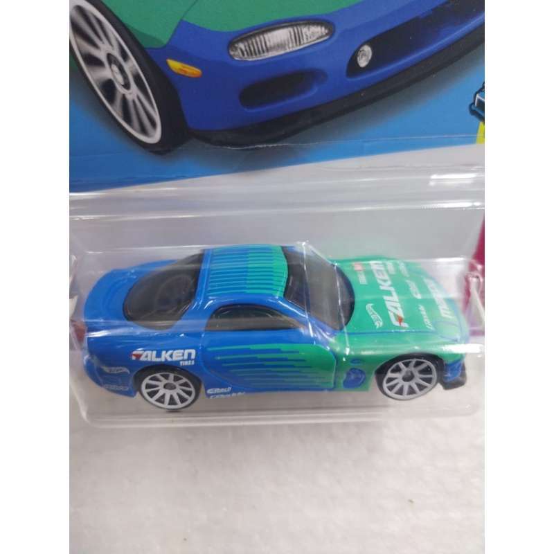 Promo Hot Wheels 95 Mazda RX7 Falken Biru Hijau Factory Sealed FS22 ...
