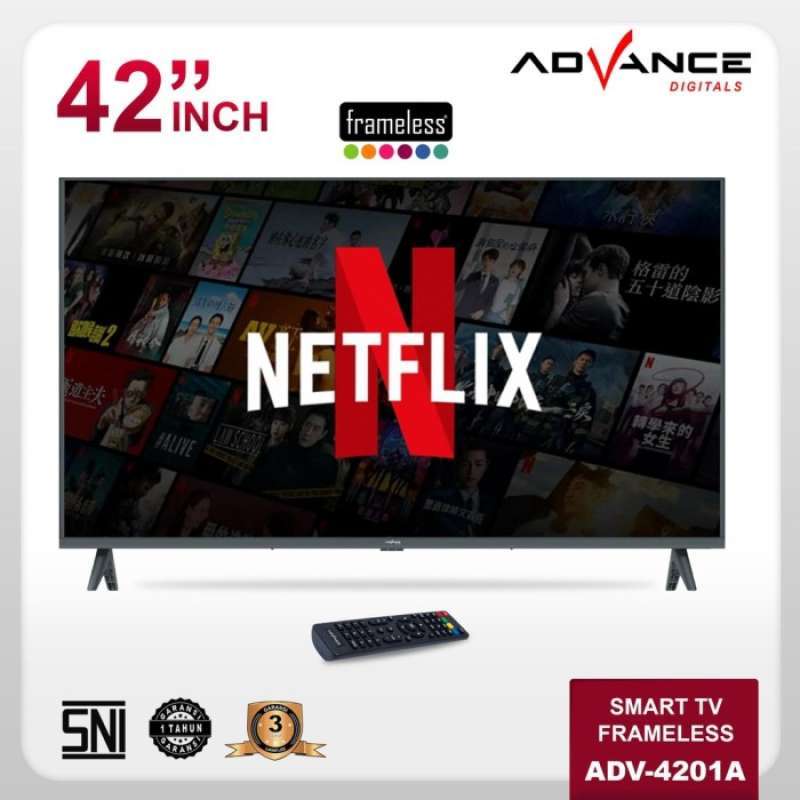 Jual Advance Android Tv Led 42 Inch Adv-4201a Smart Tv Digital ...