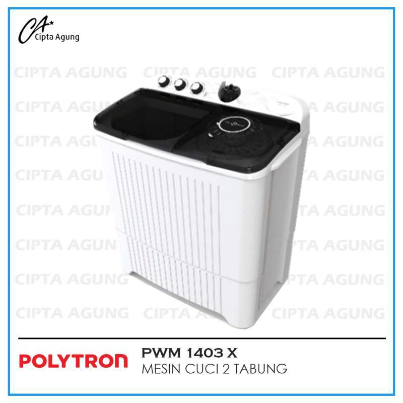 Jual Polytron Mesin Cuci 2 Tabung 14 Kg Primadona Giant Pwm-1403x/b ...
