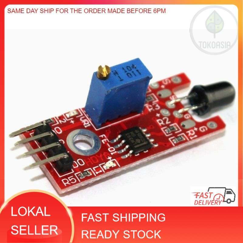 Jual (local Stock) Ky-026 Flame Sensor Module Ir Sensor Detector For ...