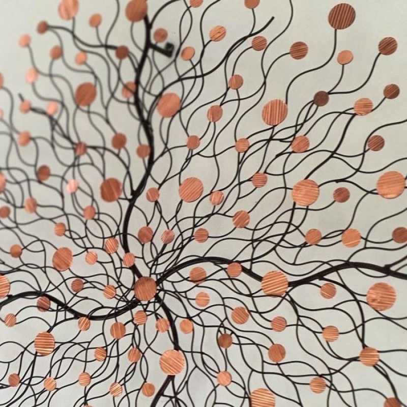 Promo Wall Decor Metal 1meter | Hiasan Dinding Elit Full Coin Copper ...