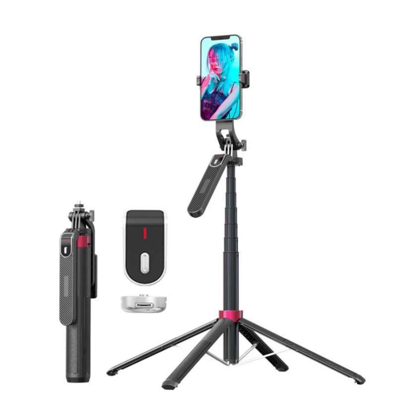 Jual Tongsis Tripod Quadpod Live Streaming 180cm Kamera Dslr Hp ...