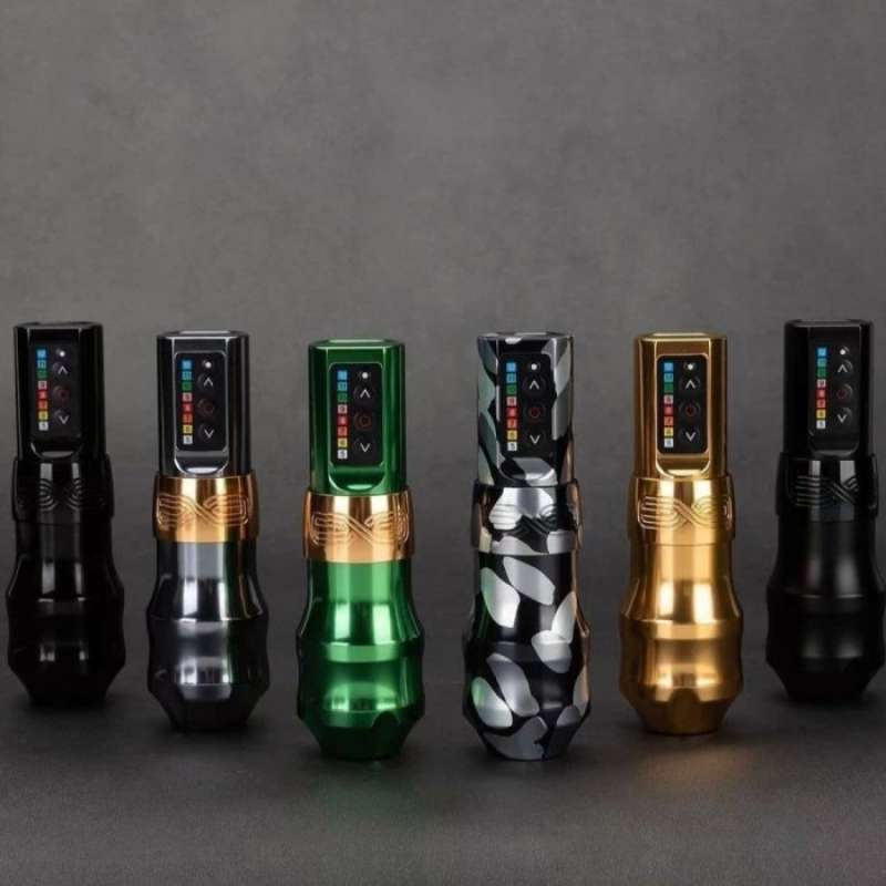 Promo Wireless Tattoo Pen Machine Gun With Dua Baterai - Replika FK ...