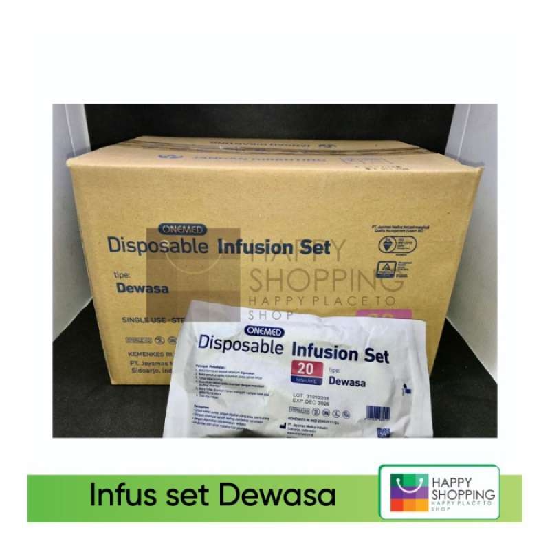 Promo Infus Set Dewasa Onemed Box Isi 50 Diskon 33% Di Seller Dillajaya ...