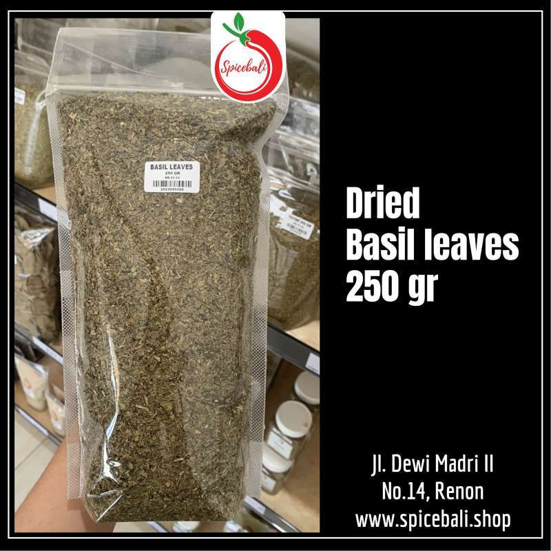 Jual Basil Leaves 100 Gr - 250 Gr/ Daun Basil Kering 100gr / Dried ...