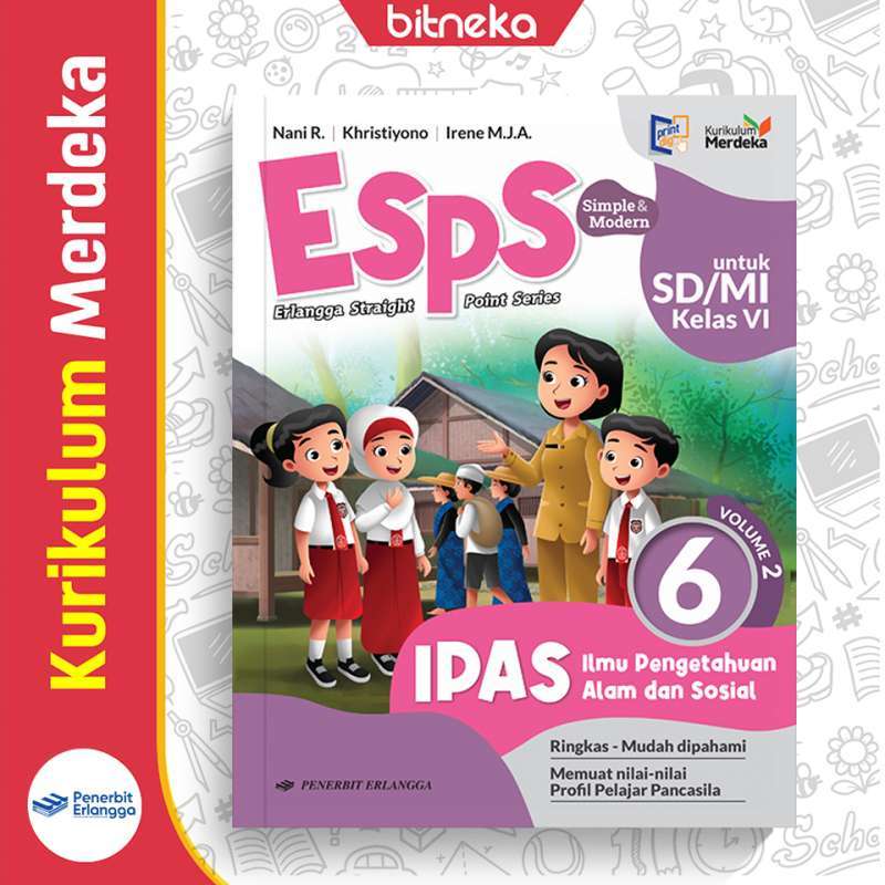 Promo Buku ESPS IPAS Jilid 6 Vol 2 SD/MI Kelas 6 - Irene M.J.A., Dkk K-Merdeka Erlangga Diskon ...