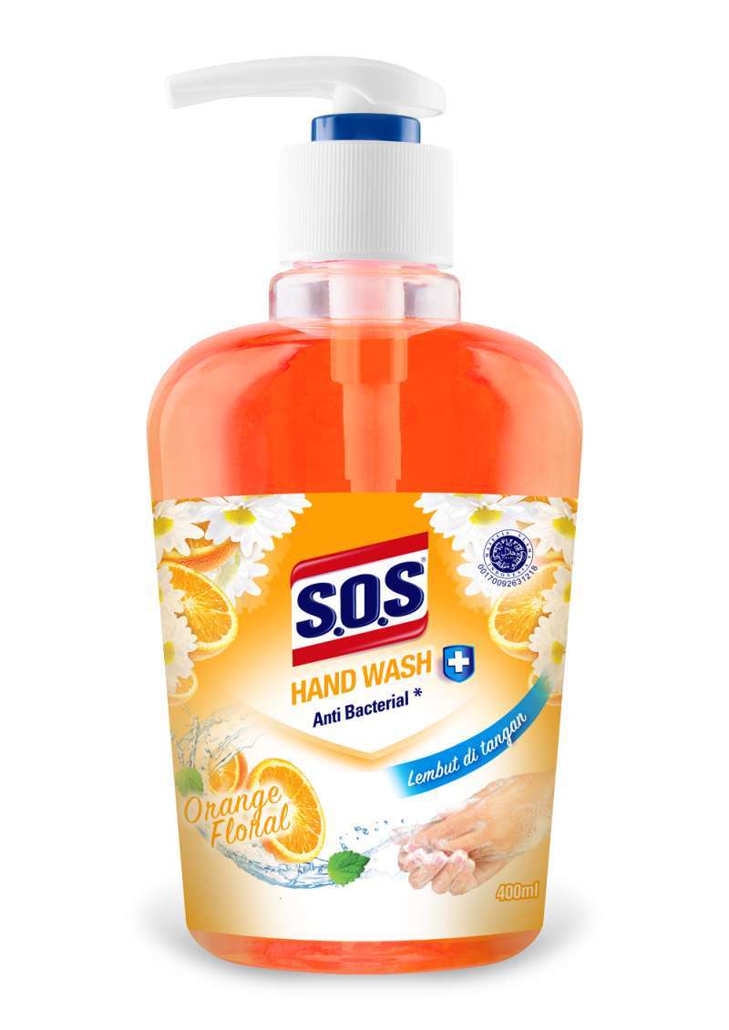 Promo SMG/JOG/SOLO - SOS Hand Soap Orange - Botol 400 mL Diskon 15% di ...