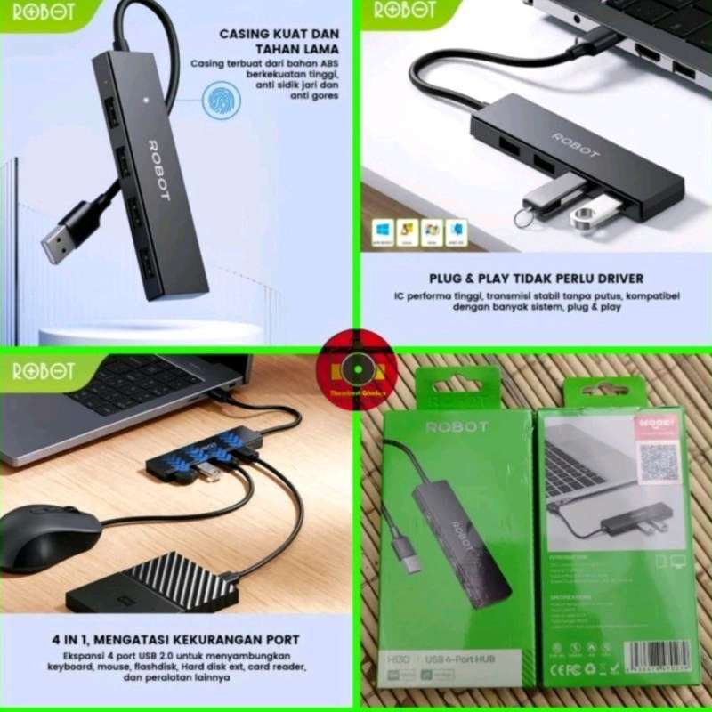 Jual Robot H130 USB HUB multiport 25cm Original di Seller Thewisest ...