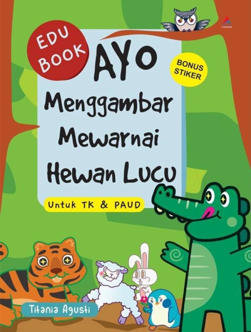 Jual Edu Book : Ayo Menggambar Mewarnai Hewan Lucu Untuk Tk Dan P di ...