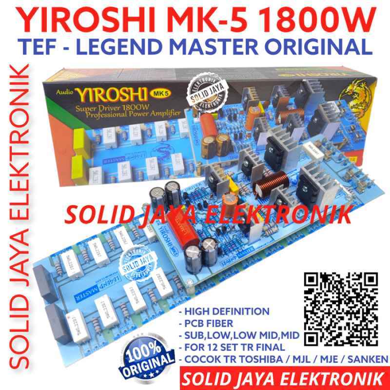 Promo Kit Driver Yiroshi Mk 5 Mk5 Mk-5 Power Amplifier 1800w Tanpa Tr Diskon 23% Di Seller ...