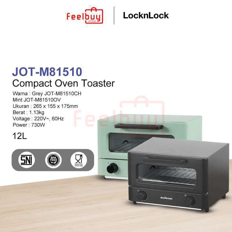 Promo Jenniferoom by LocknLock Compact Oven Toaster JOT-M81510 - Mint ...