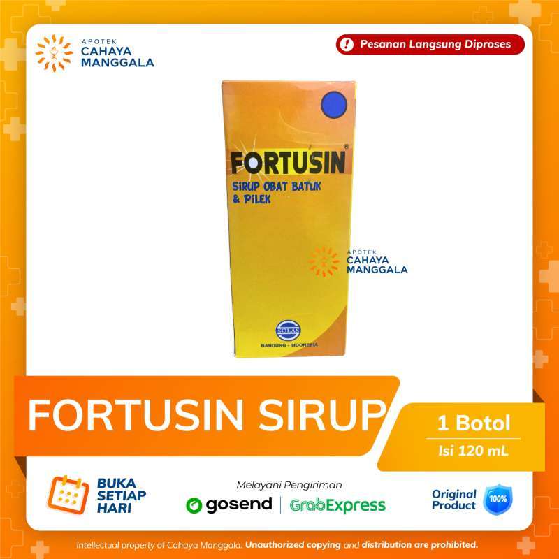 Jual Fortusin Sirup Obat Batuk & Pilek 120 Ml Di Seller Apotek Cahaya ...