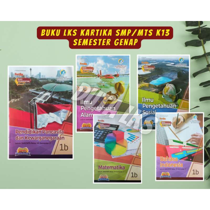 Jual Buku LKS Kartika SMP/MTS Kelas 7 K13 - Semester Genap 2023/2024, PKN, BAHASA INDONESIA ...