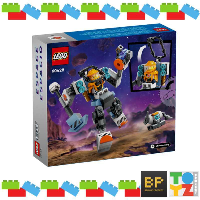 Jual Lego 60428 City - Space Construction Mech Suit, Action Figure Toy ...