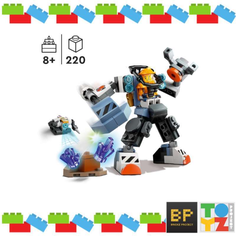 Jual Lego 60428 City - Space Construction Mech Suit, Action Figure Toy ...
