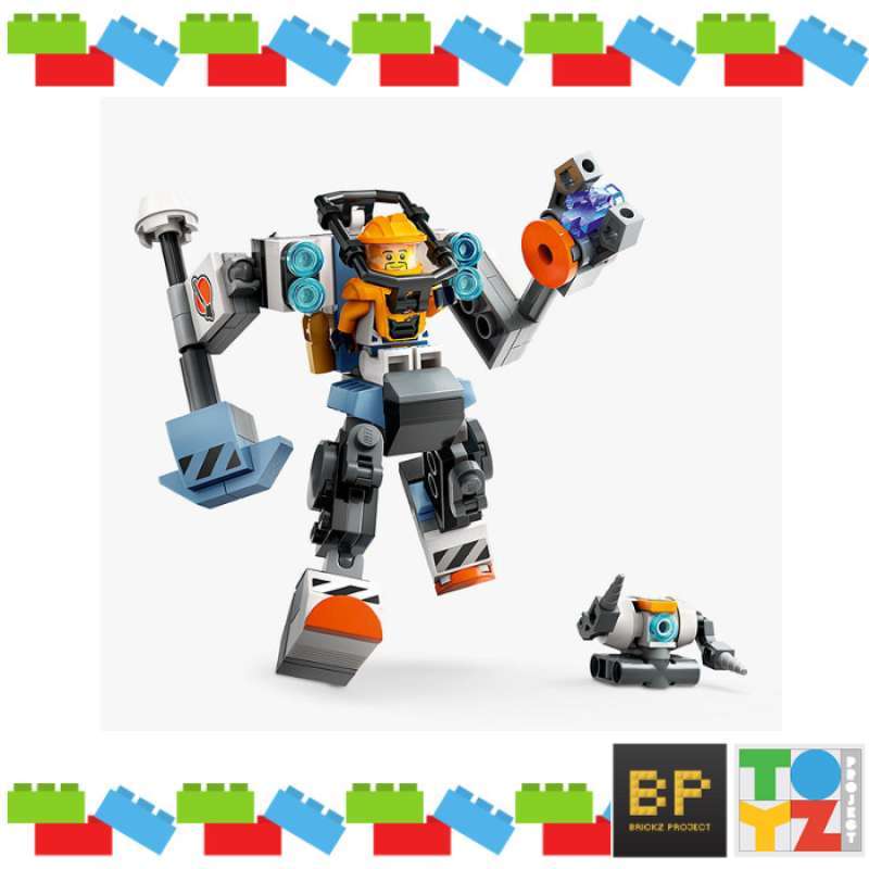 Jual Lego 60428 City - Space Construction Mech Suit, Action Figure Toy ...