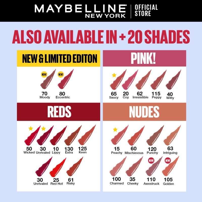 Promo Maybelline Superstay Vinyl Ink - Liquid Lipstick - 63 INTRIGUING ...