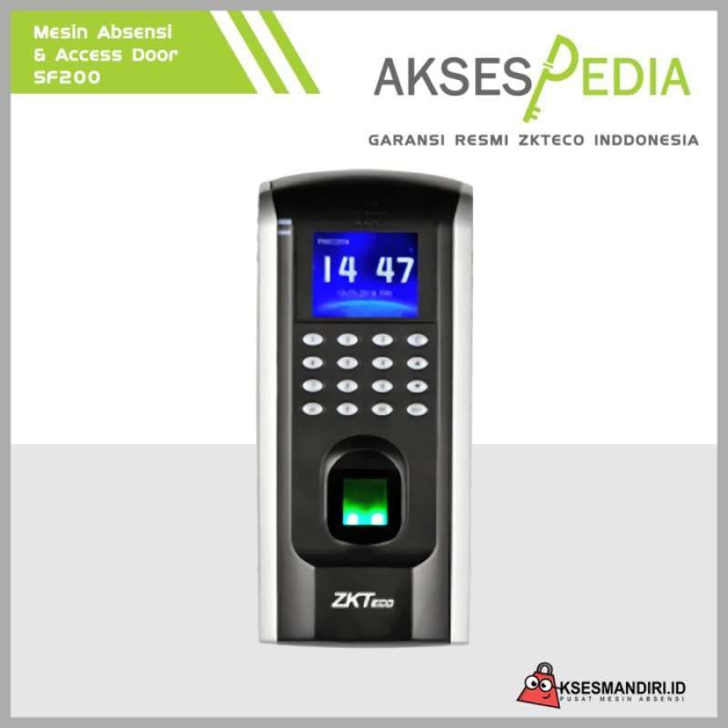 Promo Fingerprint Mesin Absensi Access Door Zkteco Sf200 Baru Diskon 4% di Seller Kuniy Store ...
