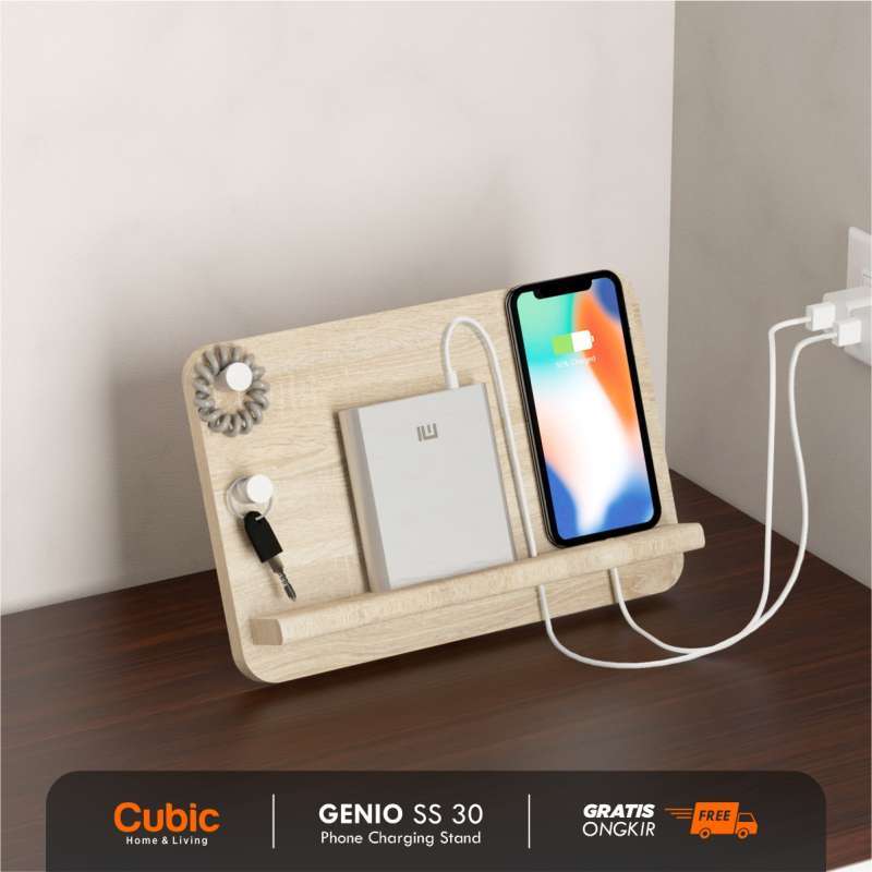 Promo Cubic Phone Charging Stand / Rak Holder Hp / Genio Ss 30 - Fbb ...