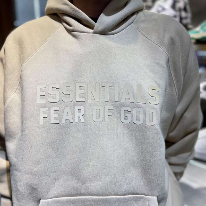 Jual Essentials SS23 Sand Hoodie Fear of God FOG Original di Seller ...