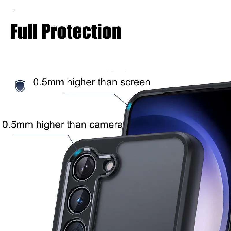 Jual CASING SAMSUNG S24 ULTRA / S24 PLUS / S24 CASE TRANSPARANT FROSTED ...