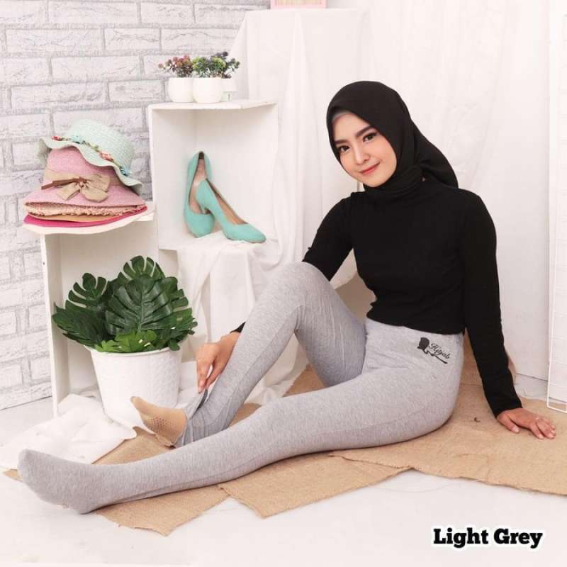 Promo Hitjab - Legging Wudhu Muslim Muslimah - Dark Grey Diskon 2% di ...