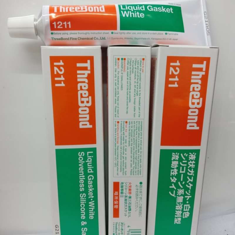 Promo threebond 1211 liquid gasket white (100gr) Diskon 23% di Seller ...