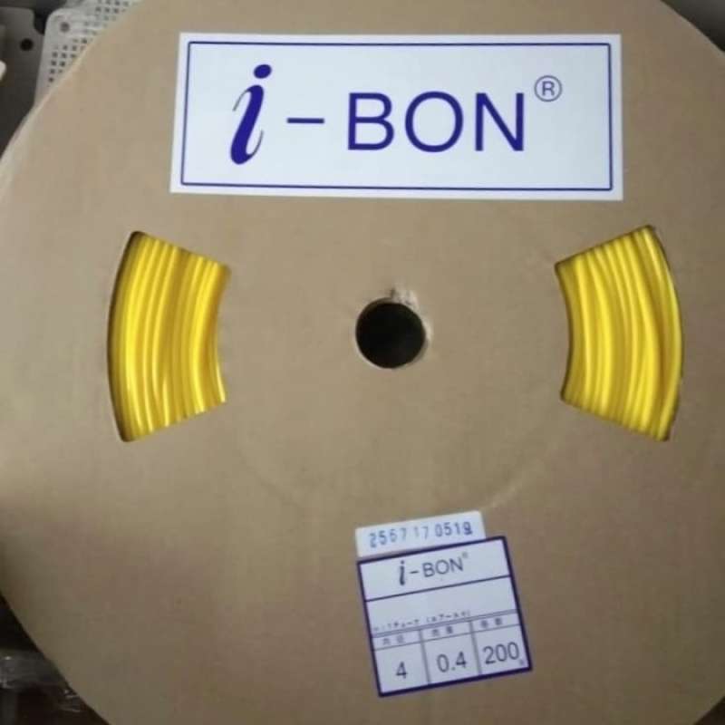 Promo Tubing Warna Kuning i-bon 4mm / Marker Tube i-bon Yellow 4mm ...