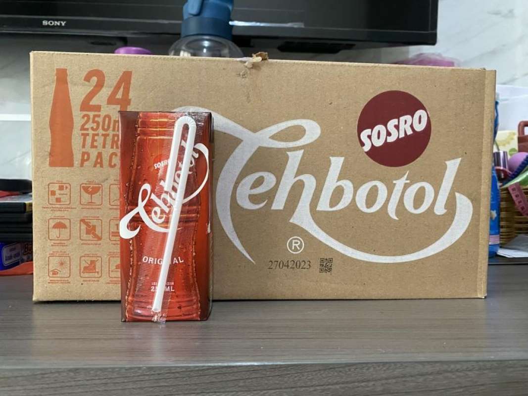 Jual Teh Botol Sosro Kemasan Kotak 250 Ml ( 1 Dus Isi 24 Pcs ) Khusus Ojol Di Seller ...