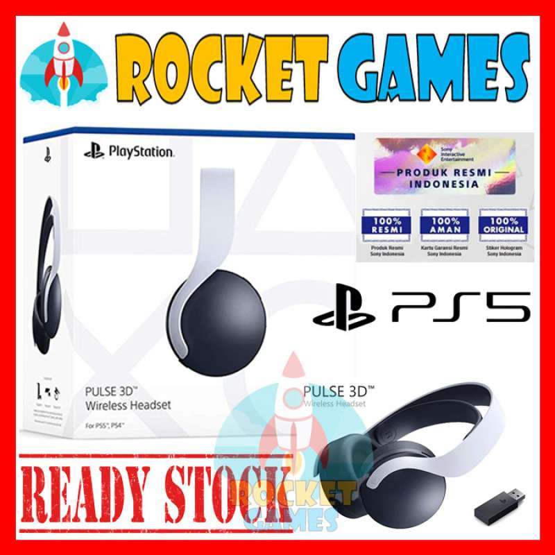 Jual PS5 PULSE 3D Wireless Headset / Earphone / Headphone RESMI INDO ...