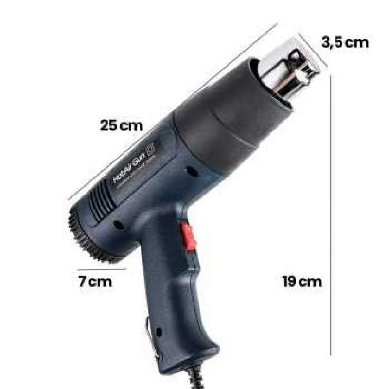 Promo HOT AIR GUN 2000W PEMANAS SEGEL STICKER PLASTIK Diskon 23% di ...