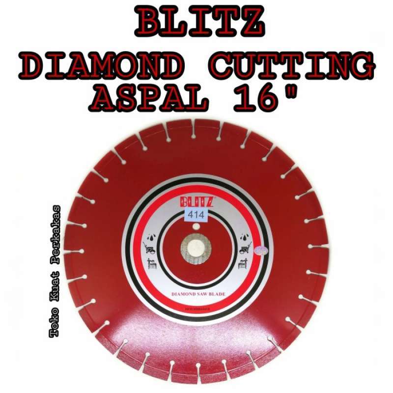 Promo Pisau potong beton aspal Diamond Cutting Wheel 16 BLITZ Diskon 23 ...